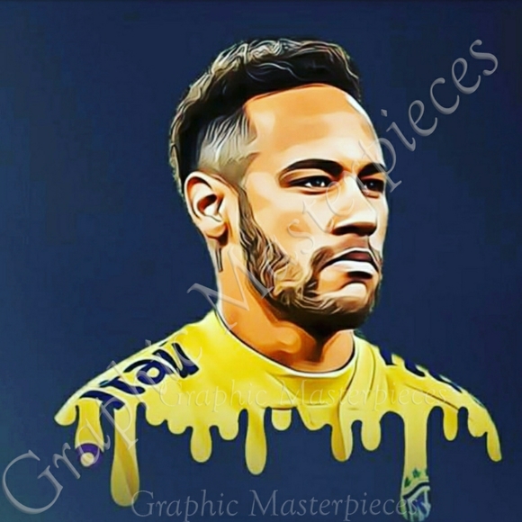 Graphic Masterpieces | Other | Custom Neymar Drip Design Artwork Vynl ...